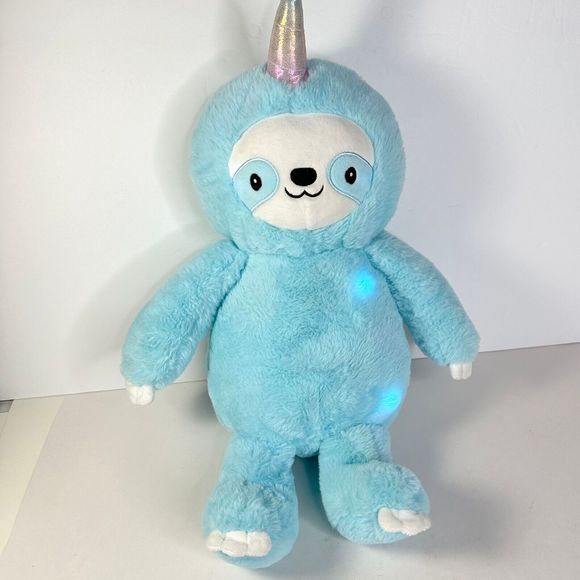 FAO Schwarz | Toys | Blue Plush Slothicorn Fao Schwarz Rare Sound ...